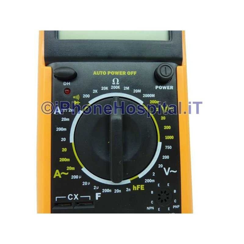 Digital Multimeter Tester with Cables and Casing