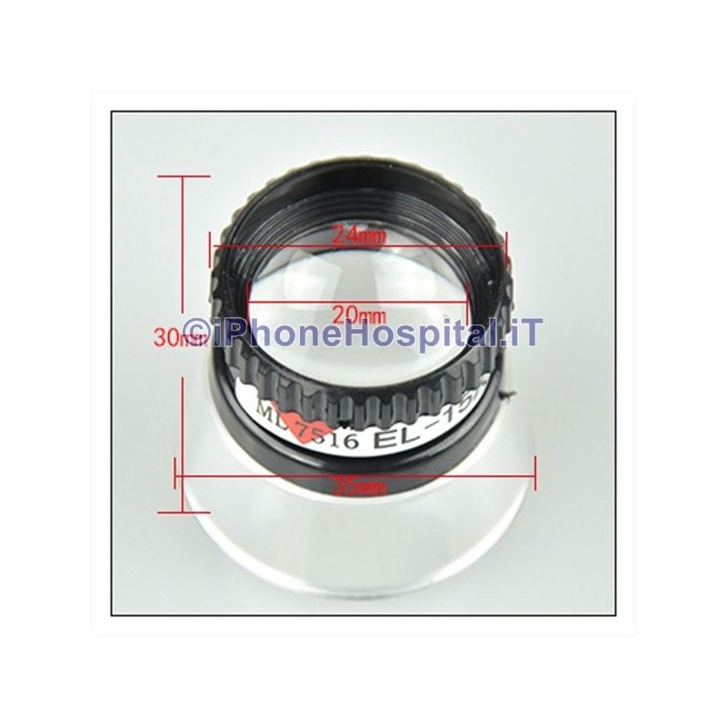 Portable 15X Magnifying Glass