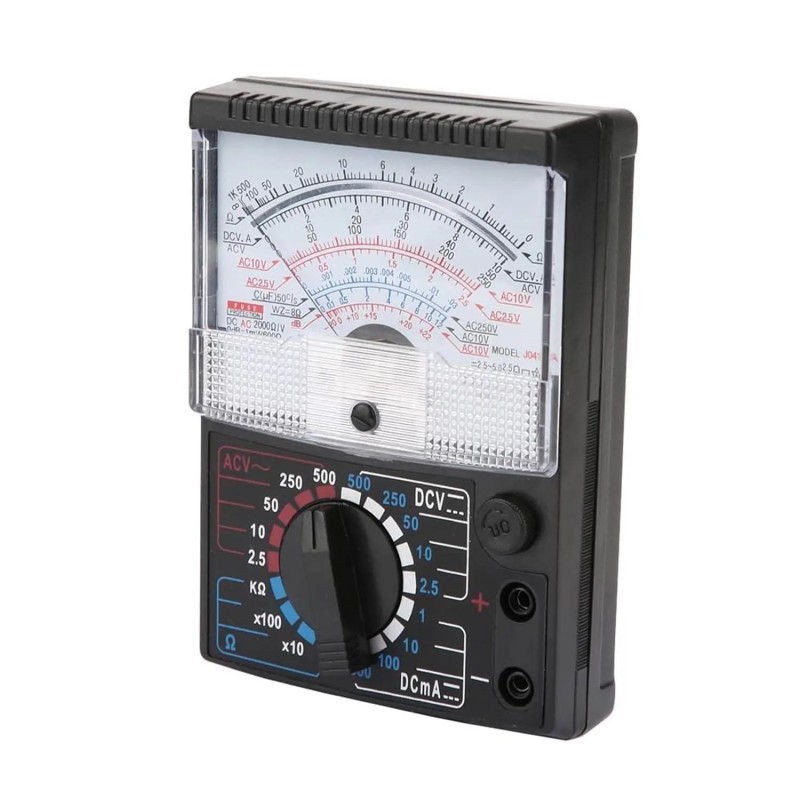 Analog Multimeter and Tester with Cables