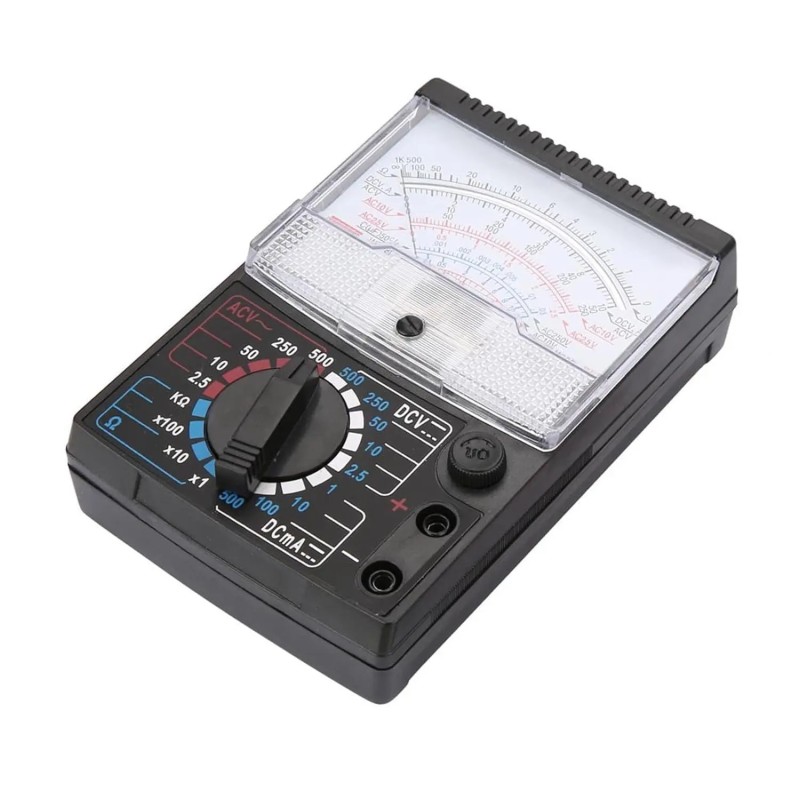 Analog Multimeter and Tester with Cables
